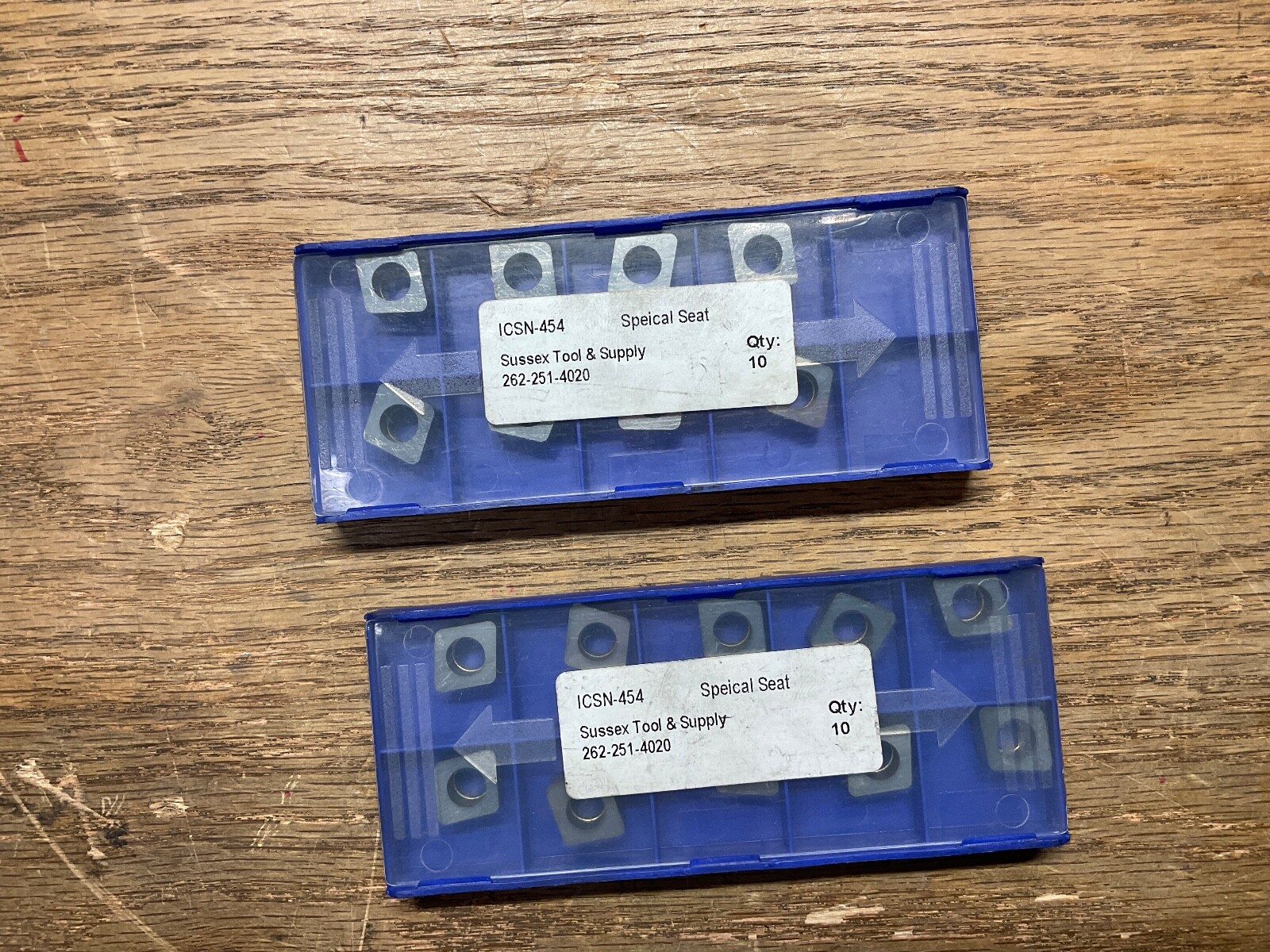 NEW NTK Box 18PCS OF CARBIDE SHIMS ICSN-454 SUSSEX | eBay