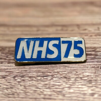 NHS 75 years 36mm pin badge | eBay UK