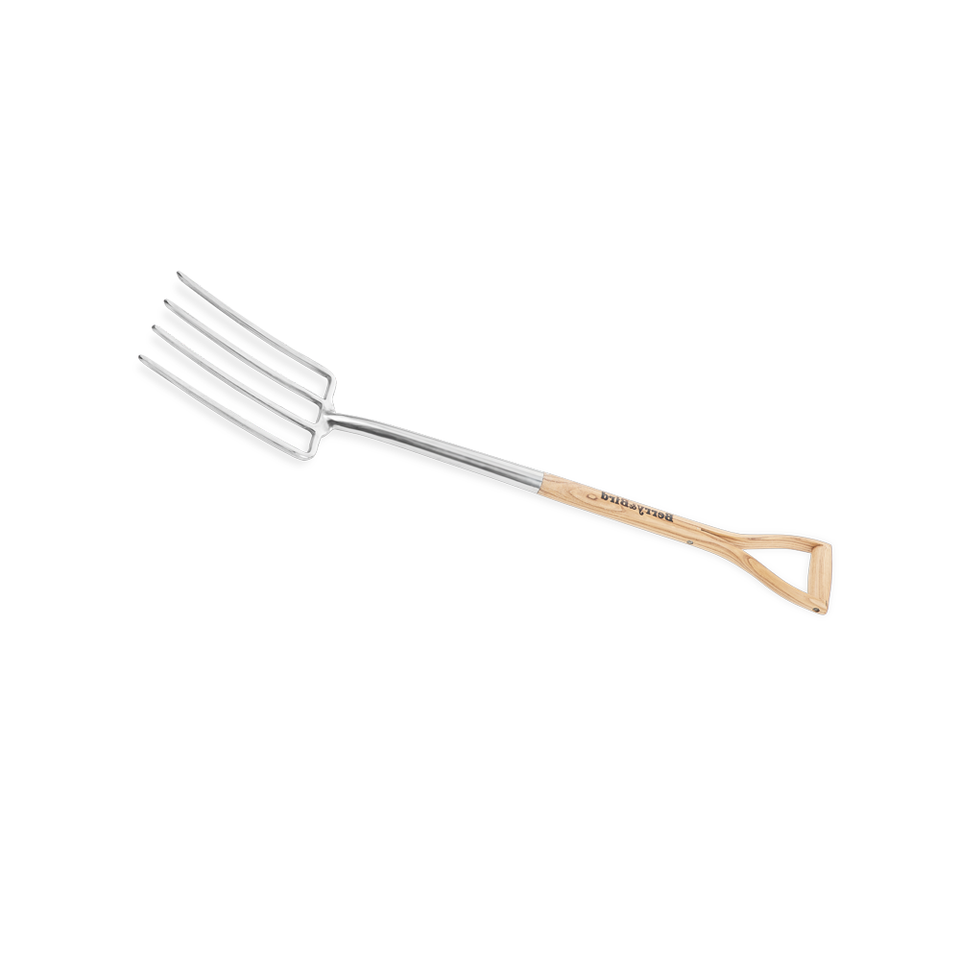 Berry&Bird Gardening Digging Fork 4-Tine Heavy Duty Spading Pitchfork ...