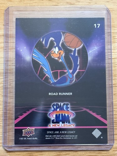 2021 UPPER DECK SPACE JAM A NEW LEGACY #17 ROAD RUNNER PURPLE PARALLEL ...