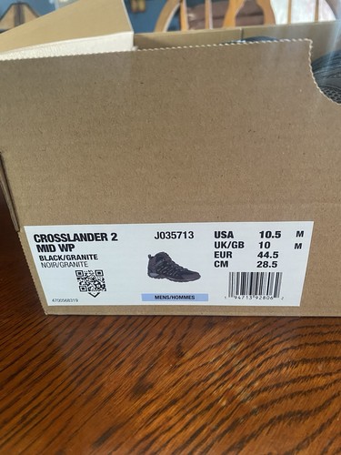 Merrell Men’s Cross lander 2 MID Waterproof Black/granite | eBay