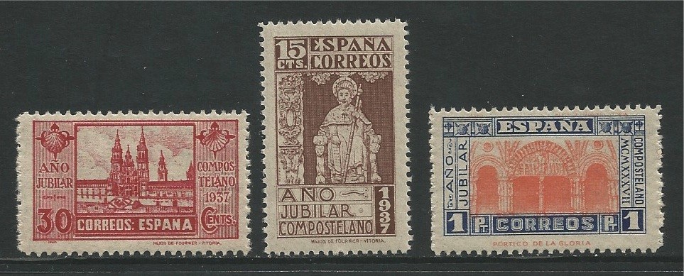 Spain Spanish State 1937 Edifil 833/35 ** Mnh Magnificent | eBay UK