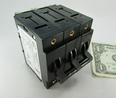 New CBI 3-Pole DD-Frame 250A / 80V DC Circuit Breaker Stud Terminals ...
