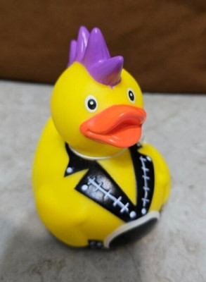 Purple Mohawk Punk Rocker Rubber Duck Large - Jeep Ducking - FAST US ...