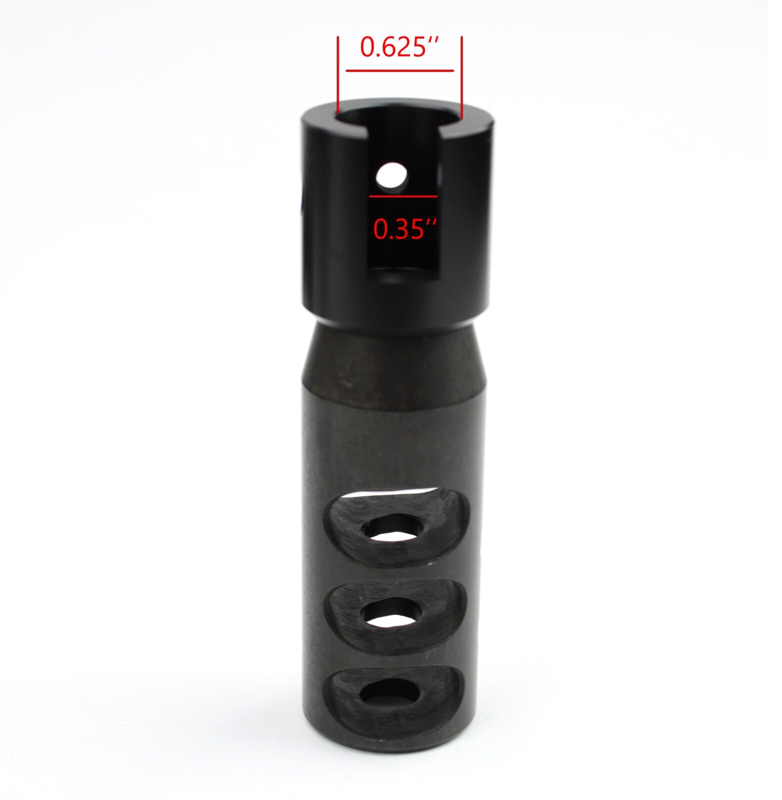 Black Muzzle Brake/Linear Compensator Compatible with Ruger 10/22 1022 ...