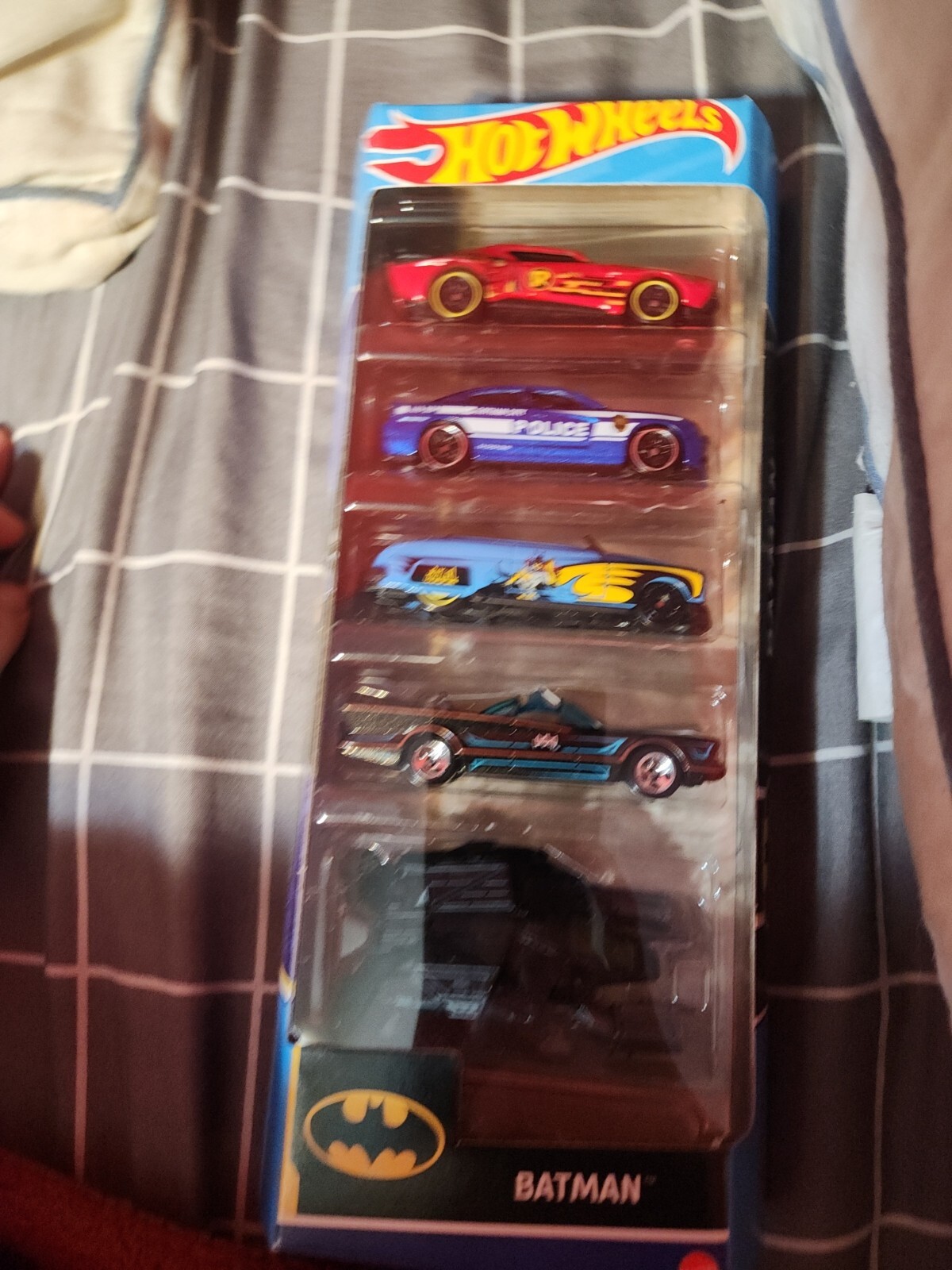 2023 Hot Wheels Batman 5 Pack Cars HLY68 Muscle Bound Charger Merc ...