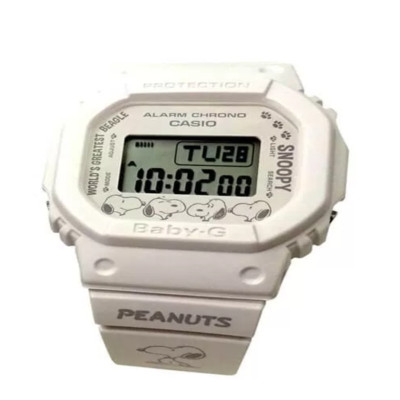 Snoopy PEANUTS CASIO G-Shock BABY-G Snoopy 70th Watch with Box Tested ...