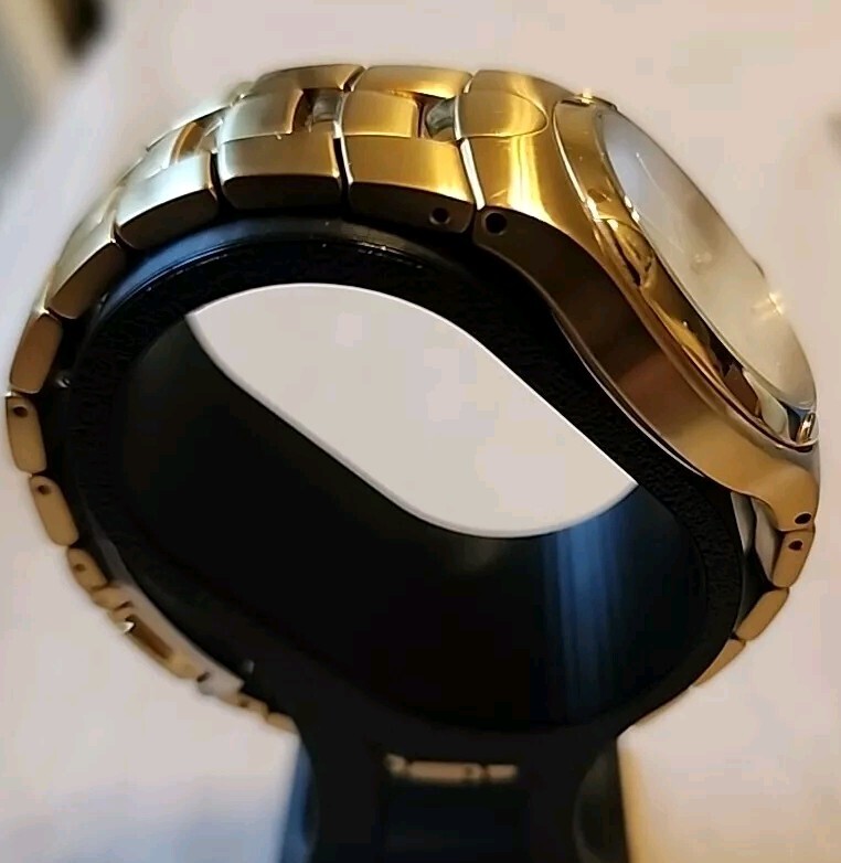 Citizen E101-K17551 Eco Drive Solar Watch In Gold-Tone - New Capacitor ...