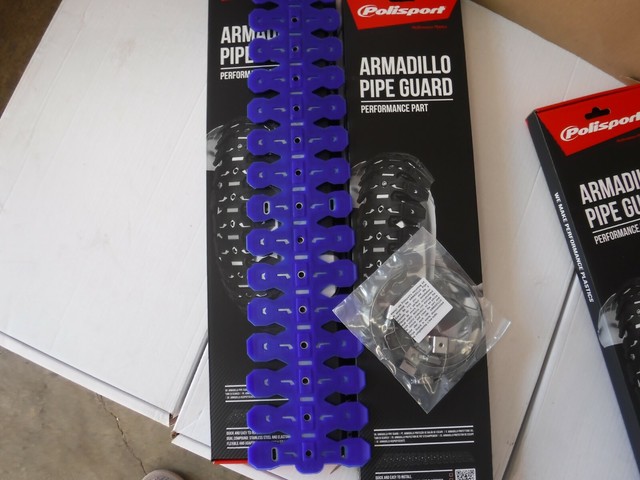 Polisport - 8469200003 - Armadillo Pipe Guard, Blue for sale online | eBay
