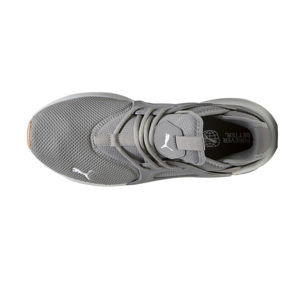 PUMA Softride Enzo Evo Better Remix Logo Lace Up Womens Grey Sneakers ...