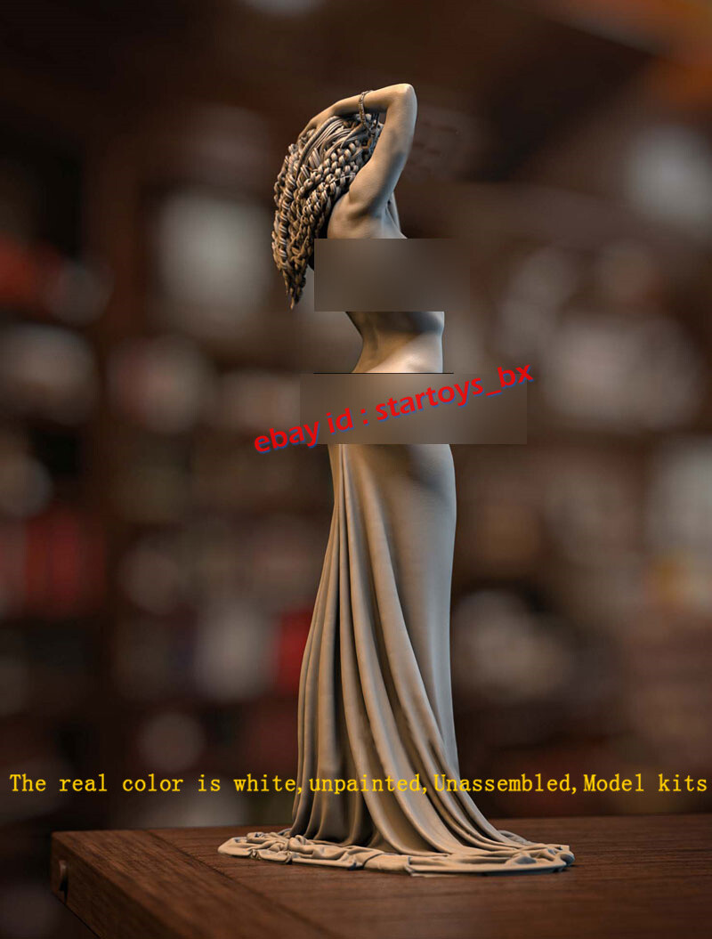 Beauty Girl 1:6 1:8 Unpainted 3D Print Model Kit Unassembled Garage Kit ...