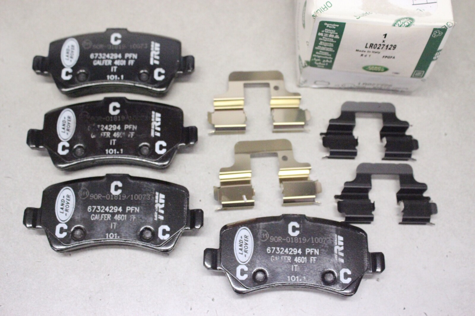 ORIGINAL LAND ROVER Range Rover Bremsbeläge Kit HINTEN LR027129 OVP ...