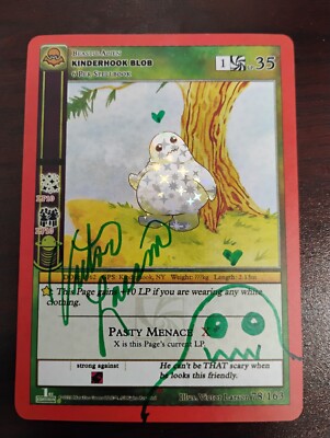 Kinderhook Blob NM Reverse Holo Nightfall 1st Edition Signed Metazoo ...