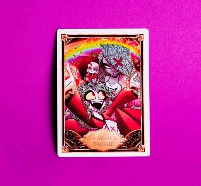 Hazbin Hotel Trading Cards Charlie & Vaggie Promo Card - Presale ...