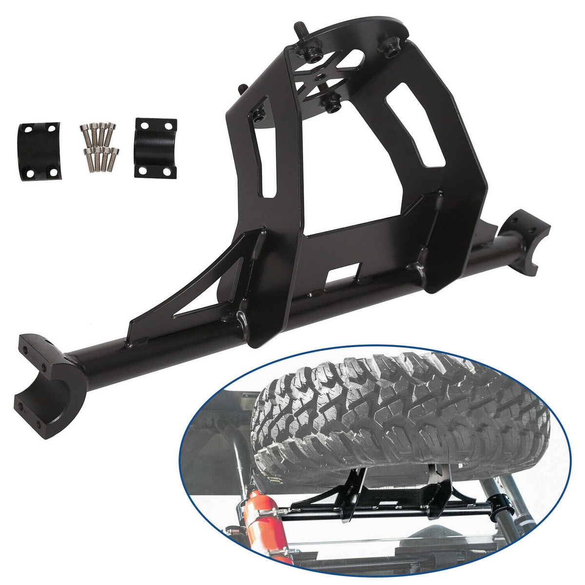 Utv Spare Tire Rack
