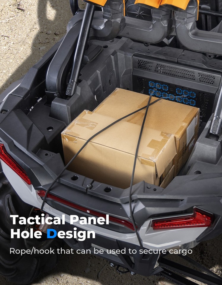 Aluminum Vented Engine Bed Cover Polaris RZR XP 1000/4 RZR XP Turbo/4 ...