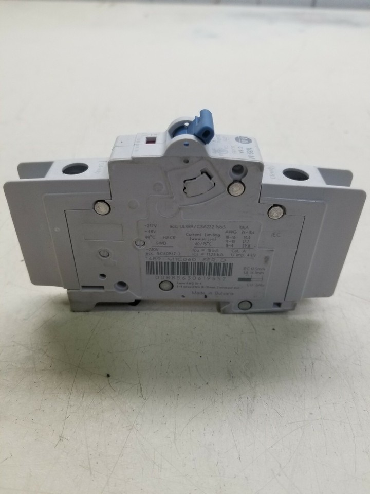 ALLEN BRADLEY 1489-M1C060 SER.D CIRCUIT BREAKER 1489-M C 6A | eBay