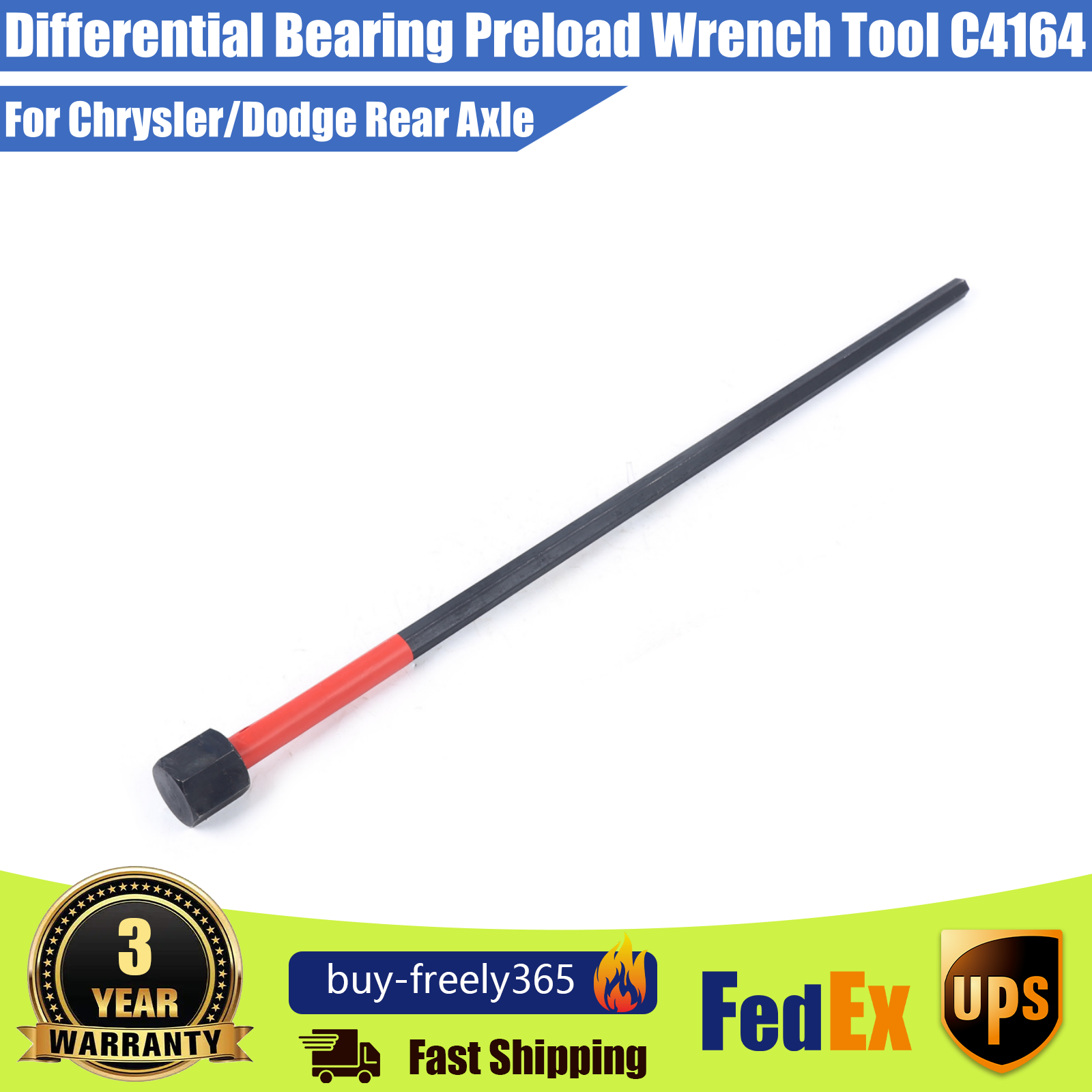 6602 Differential Bearing Preload Wrench Tool C4164 For Chrysler/Dodge ...
