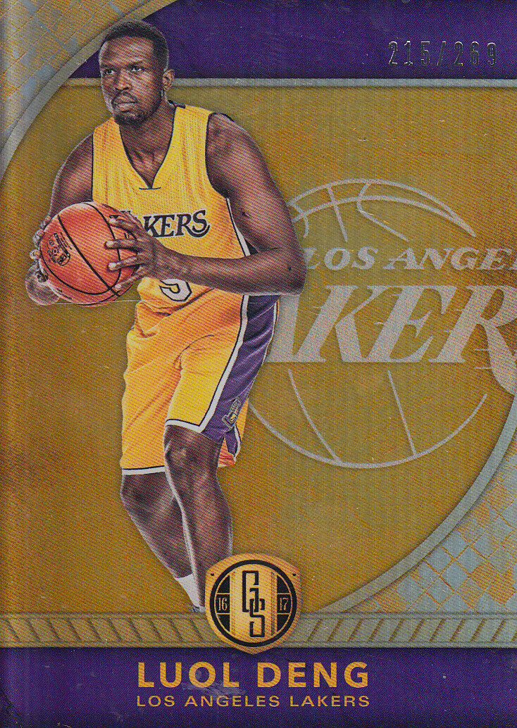 2016-17 Panini Gold Standard Lakers Basketball Card #11 Luol Deng /269 ...