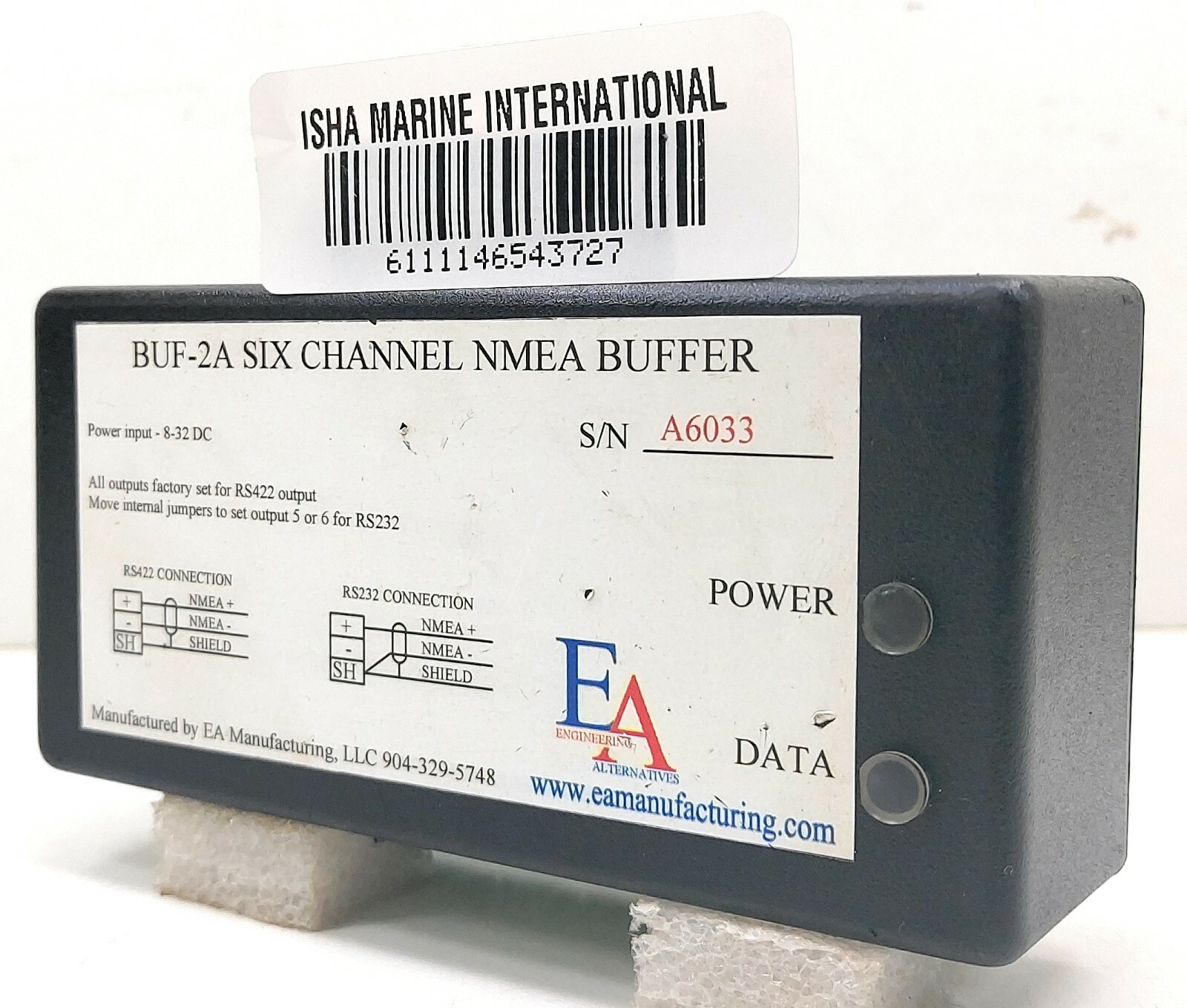 Eamanufacturing BUF-2A Six Channel NMEA Buffer | eBay