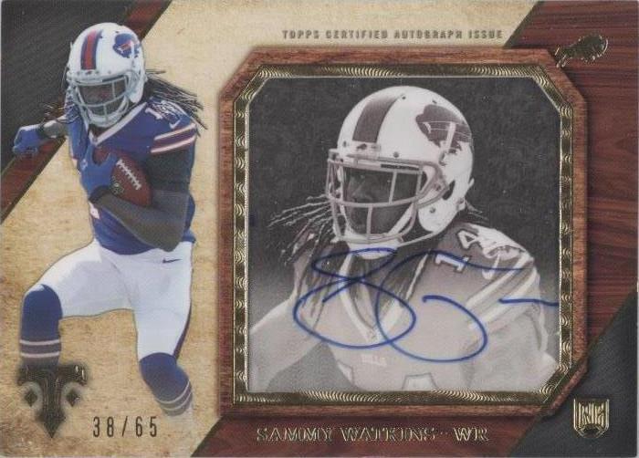 2014 Topps Triple Threads - Transparencies Autographs Sammy Watkins # ...