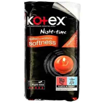 KOTEX NIGHT-TIME MAXI 10 PADS | eBay UK