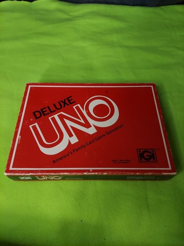 Vtg UNO Deluxe Card Game 1978 Retro 70s Family Card Game | eBay