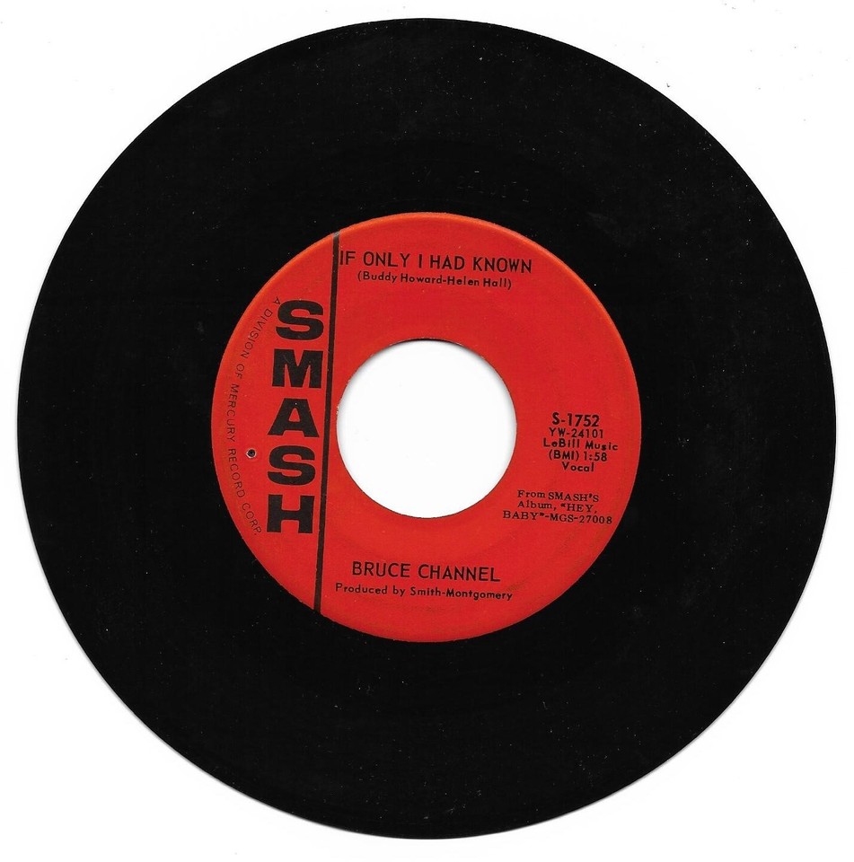 Bruce Channel: "Number One Man" / "If Only I Had Known" - VG '62 ...