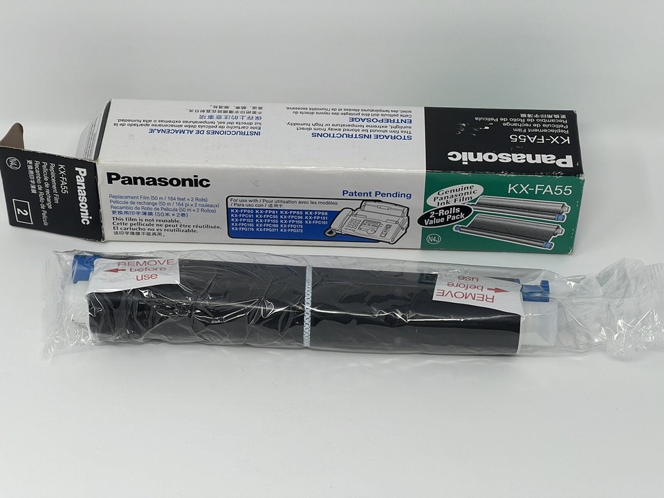 Genuine Panasonic KX-FA55 Fax Ink Replacement Film Cartridges 1 Roll | eBay