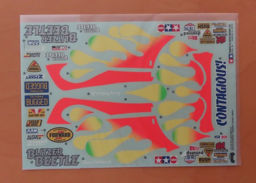 RC Tamiya Decal Blitzer Beetle 58122 NEU NIB 1993 | eBay