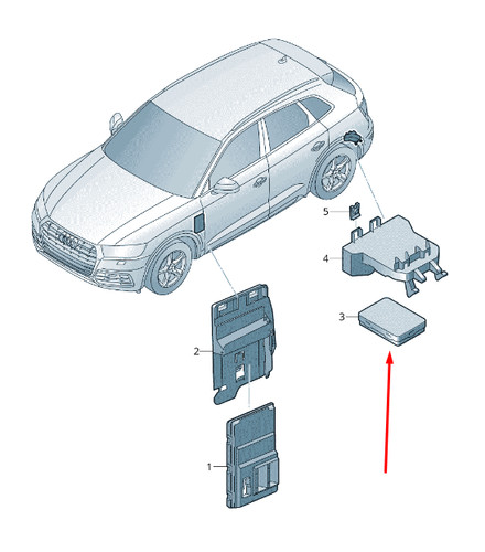 NEW AUDI Q5 80A CONVENIENCE SYSTEM CENTRAL CONTROL UNIT 4N0907064FP ...