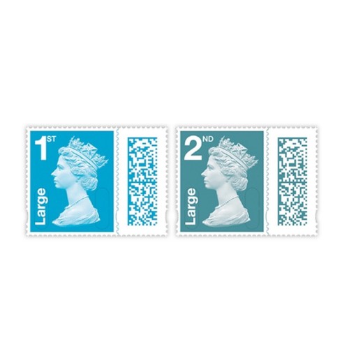 Royal Mail First / Second / Class / Large Letter Stamps Genuine Self ...