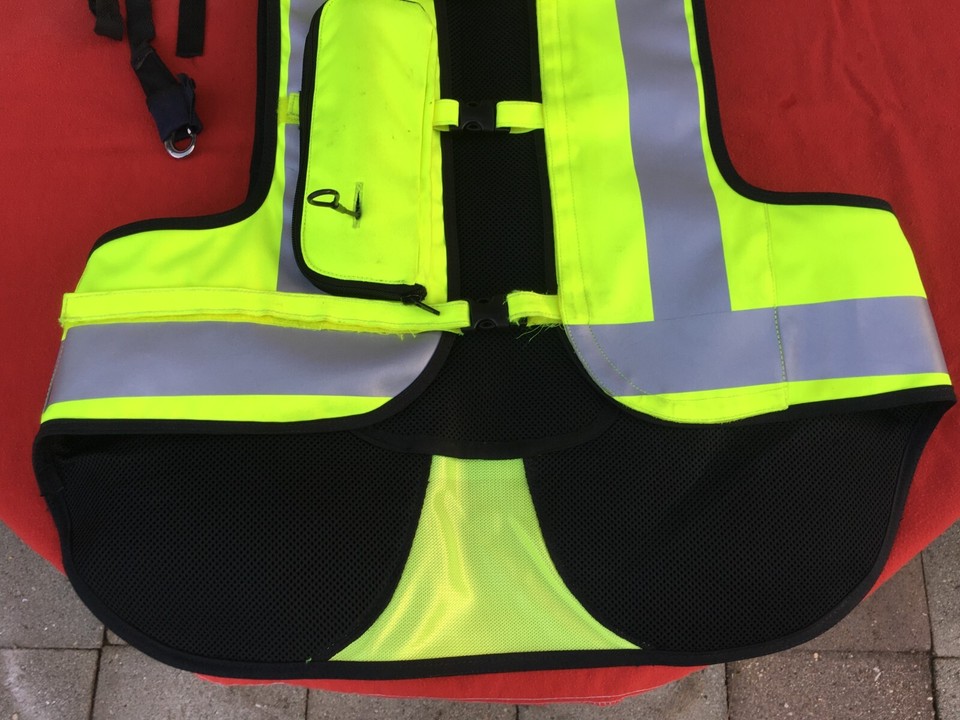 Point Two ProAir2 Motorcycle Hi-Vis Air Vest / Jacket Airbag / Tether ...