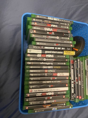 Xbox One Video Games Bundle Multiple Games , All Discs working properly ...