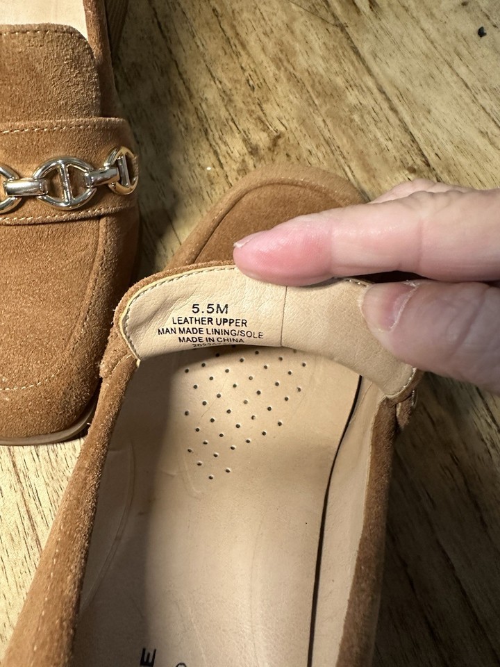 Alex Marie Women's Size 6 Chocolate Brown Shoes With Gold Accent | eBay