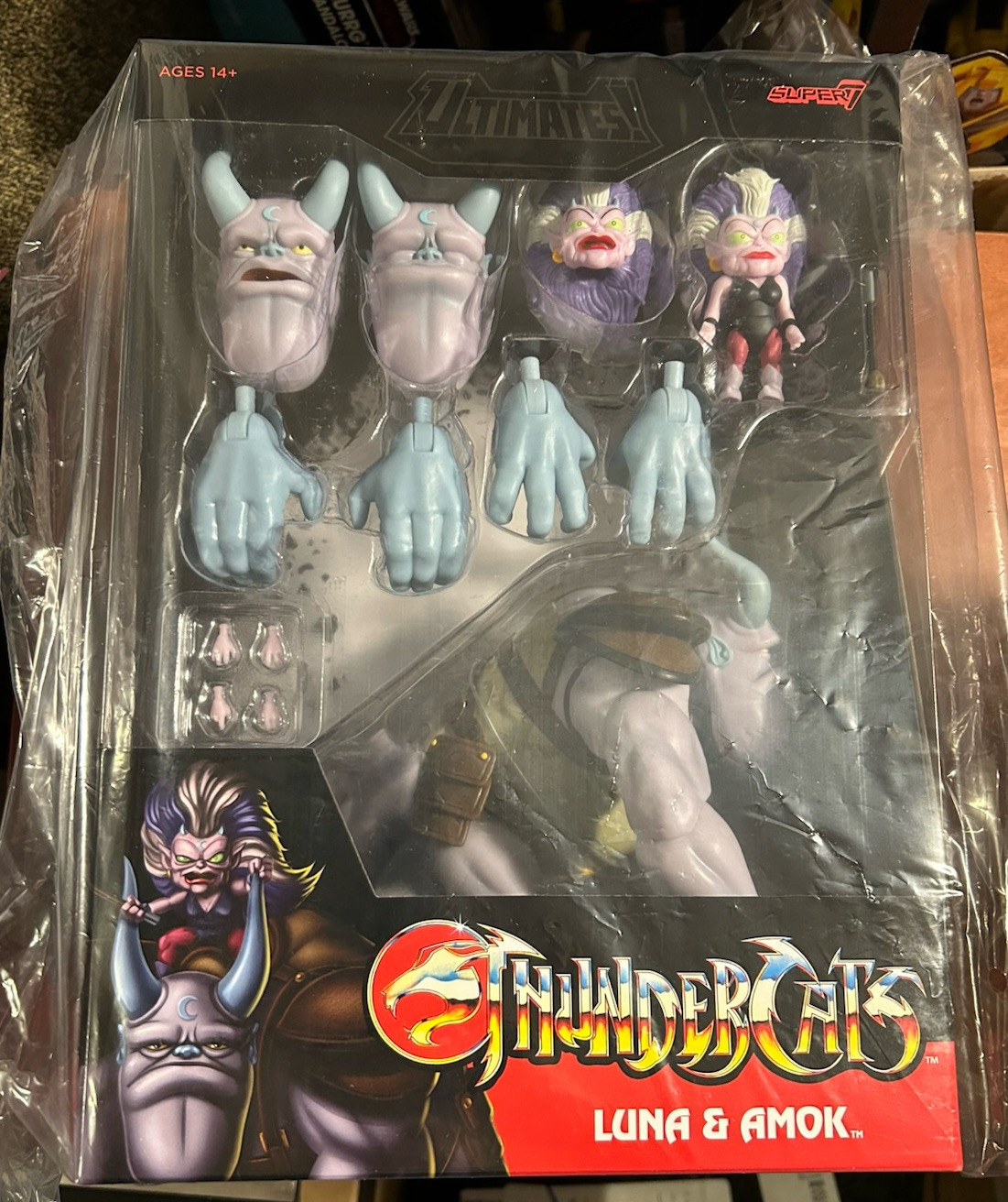 Thundercats Ultimates Super7 Luna & Amok Giant Box Unopened