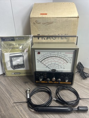 B & K Dynascan Model 177 VTVM Vacuum Tube Volt Meter With Probes/Manual ...