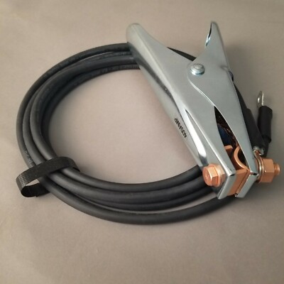 10 ft #6 HTP 200 Amp Ground Cable 5/16 Lug FORNEY 130FI 180FI Welder ...