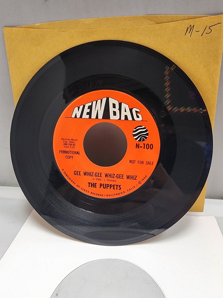 The Puppets - Do the Robot / Gee Whiz-Gee Whiz-Gee Whiz 45RPM 7" Vinyl ...