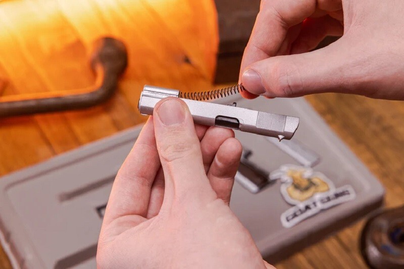 Goat Guns 1/2.5 Scale Die Cast 1911 Model Pistol, Silver | eBay