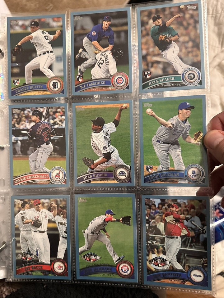 2011 TOPPS Update WALMART BLUE Parallel Baseball Card Lot | eBay