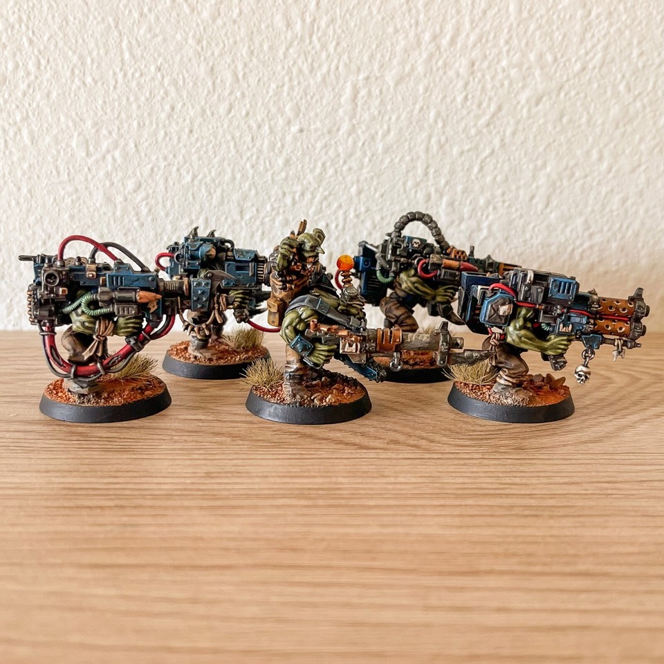 Warhammer 40k Xenos - Painted Orks Army - (251) | eBay