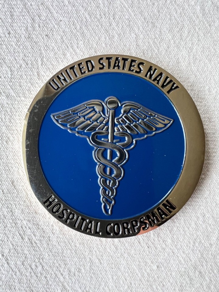 1991 United States Navy Hospital Corpsman Challenge Coin Combat Death ...
