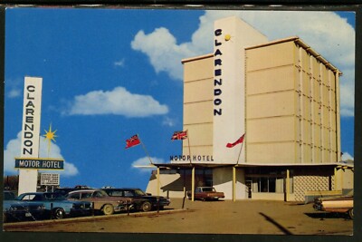 (6060) 1967 NORTH BATTLEFORD SASK "CLARENDON MOTOR HOTEL" USED | eBay
