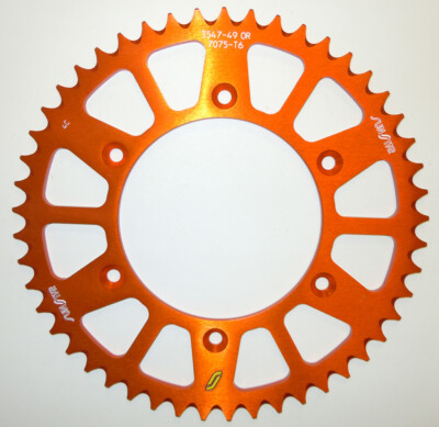 SUNSTAR 2007-2008 144 Sx KTM REAR SPROCKET ALUMINUM 52T-520 ORG HUS ...