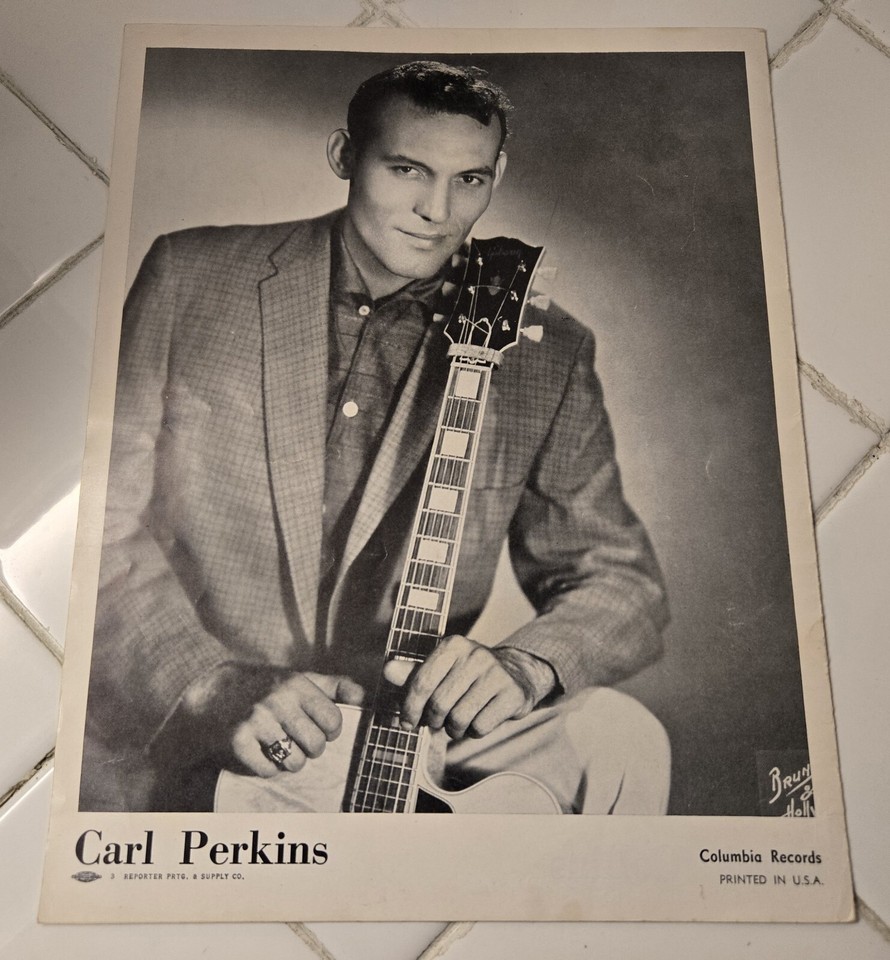 1958 ROCKABILLY JOHNNY CASH CARL PERKINS COLLINS KIDS LARRY LORRIE ...