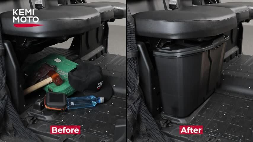 UTV Underseat Storage Box 715003314 for Can Am Defender HD8 HD10 HD5 ...