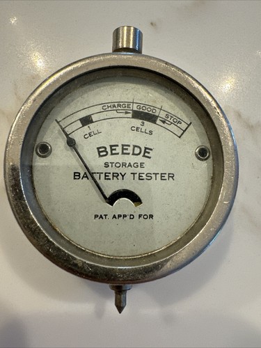 Vintage Beede Battery Test Meter With Original Box | eBay