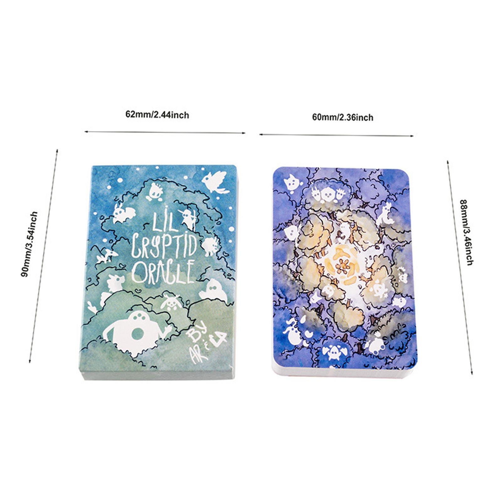 LiL Cryptid Oracle Card Psychological Oracle Deck for Divination Cards ...