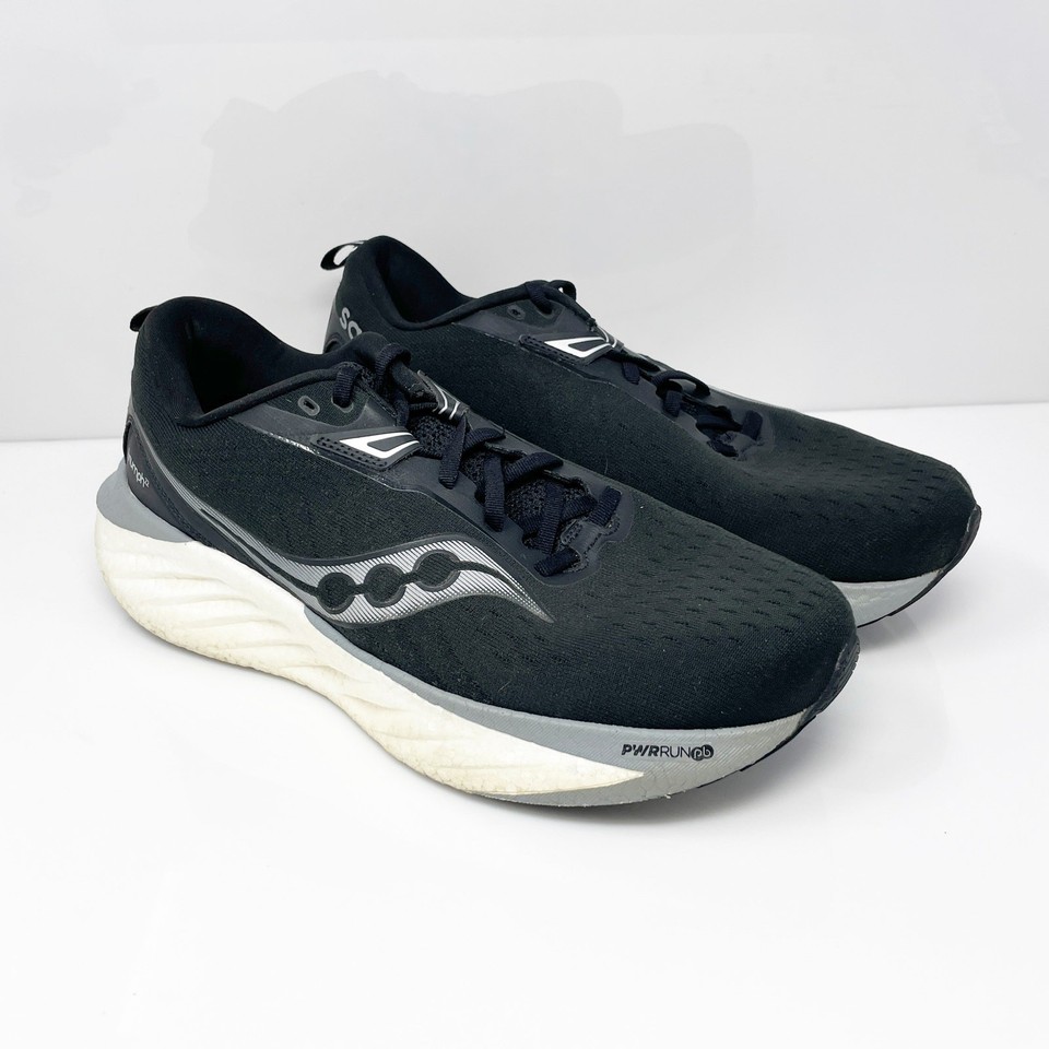 Saucony Mens Triumph 22 S20965-200 Black Running Shoes Sneakers Size 12 ...